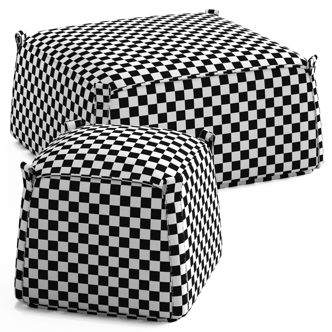 3D Ulivi Manon Pouf Model - TurboSquid 2183089