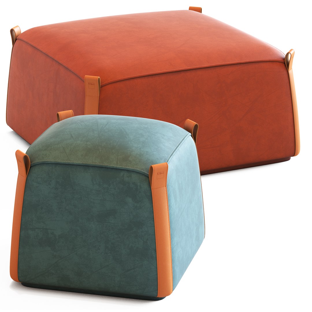 3D Ulivi Manon Pouf Model - TurboSquid 2183089