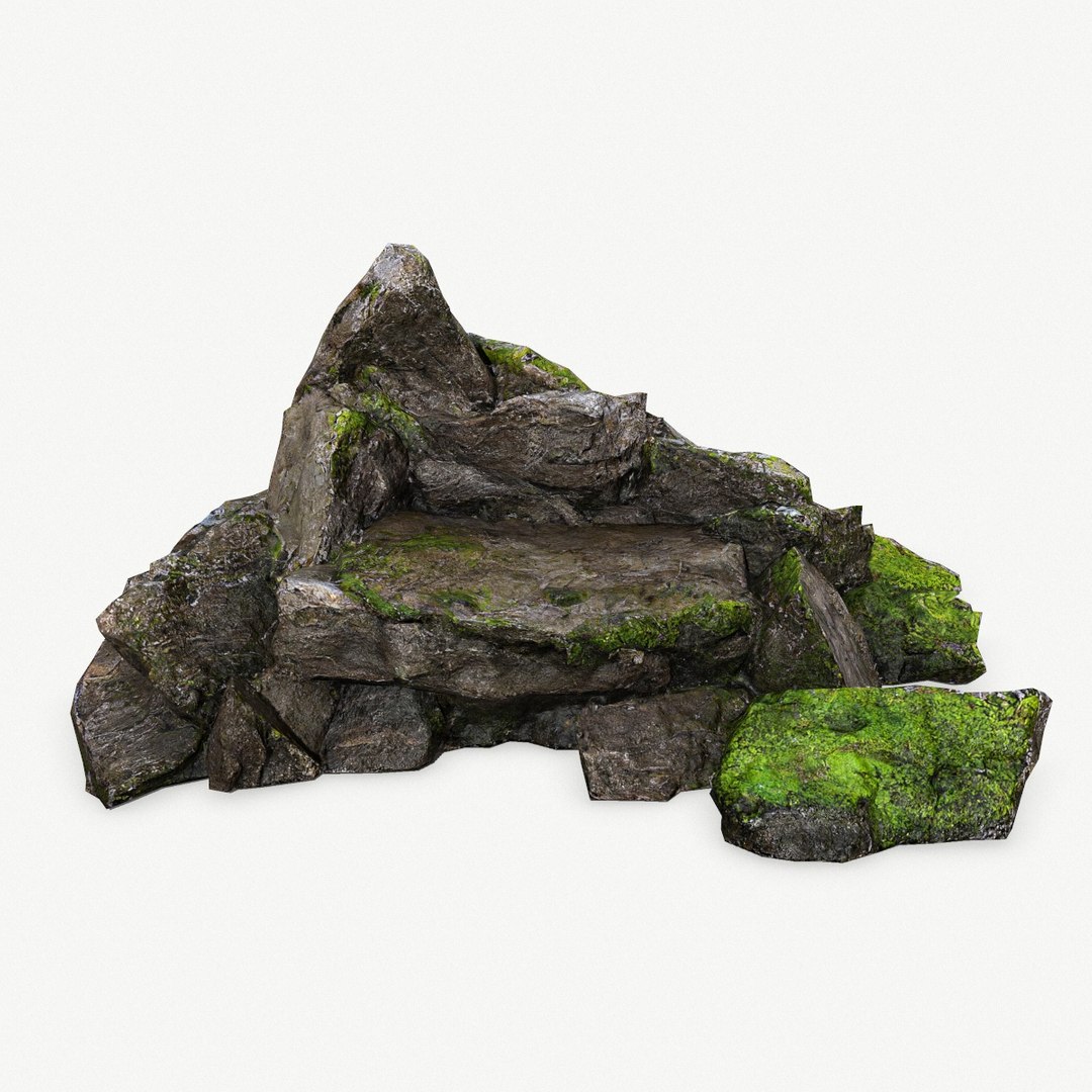 3D Forest Rocks Model - TurboSquid 2194218