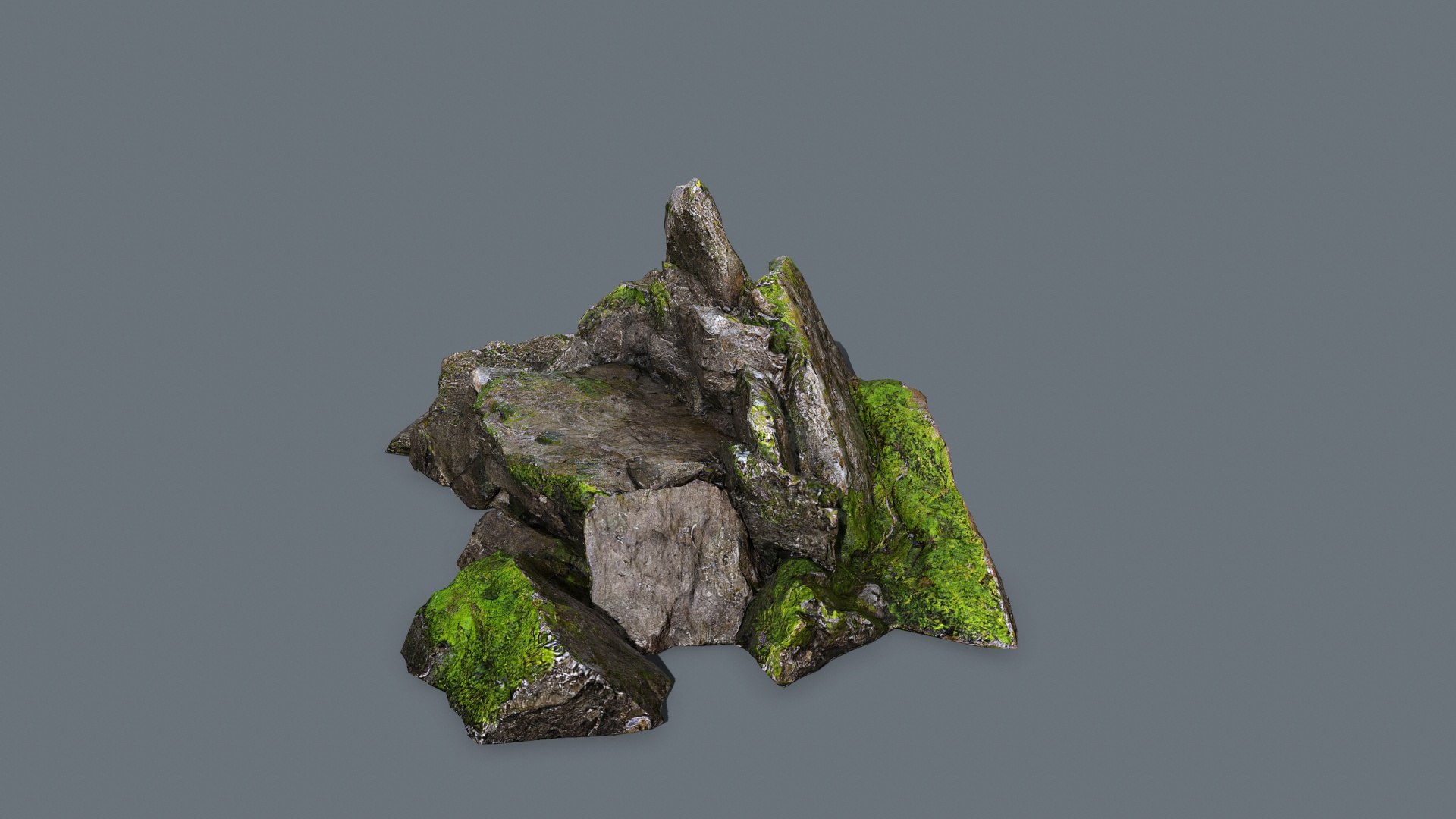 3D Forest Rocks Model - TurboSquid 2194218