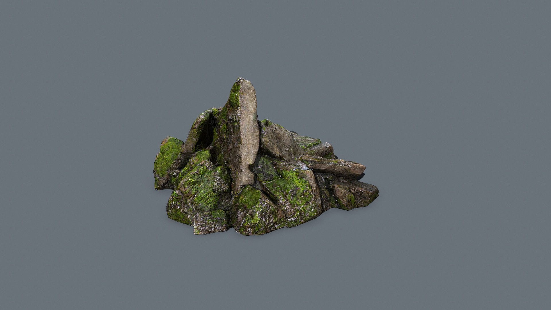3D Forest Rocks Model - TurboSquid 2194218