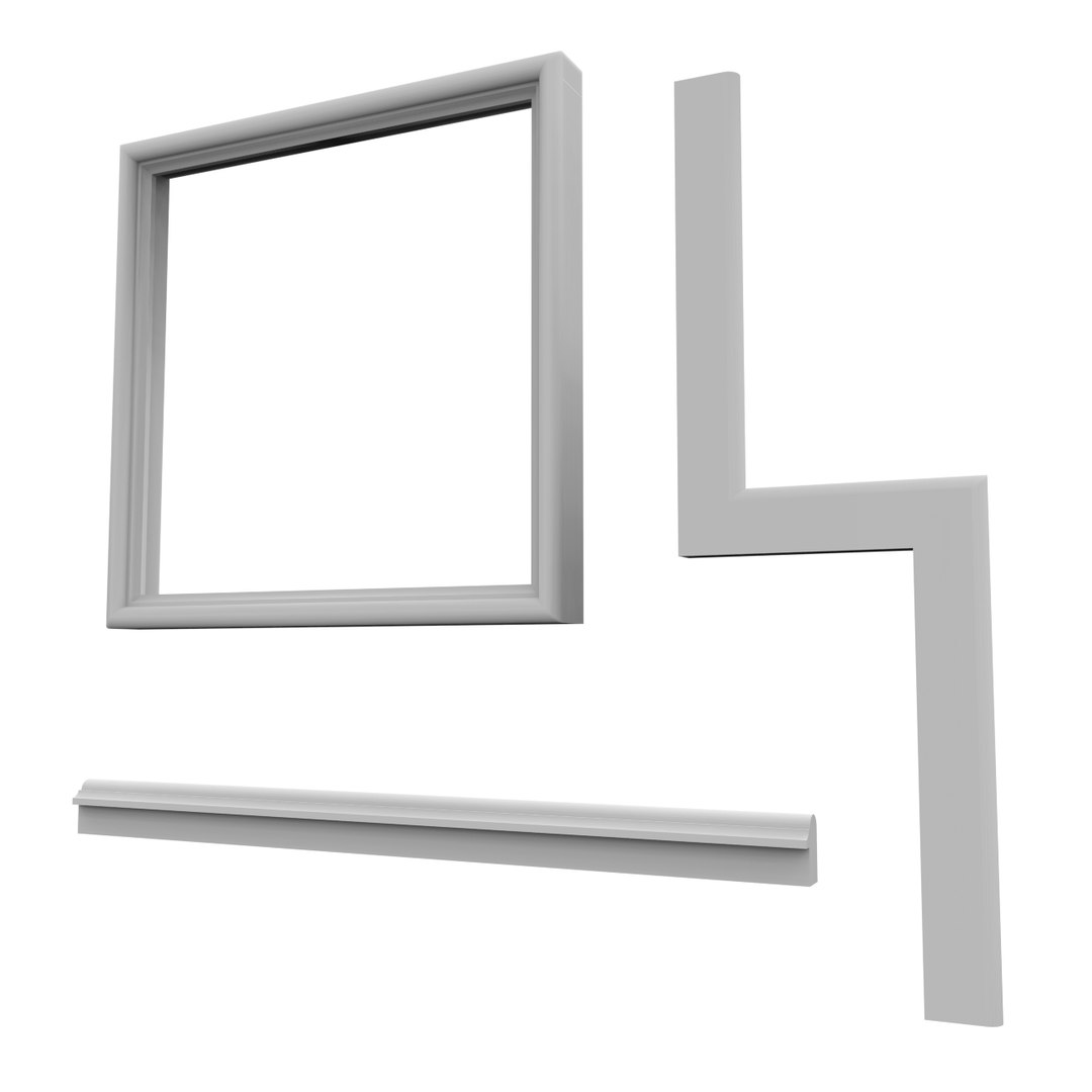 3D Panel Moulding - TurboSquid 2023451