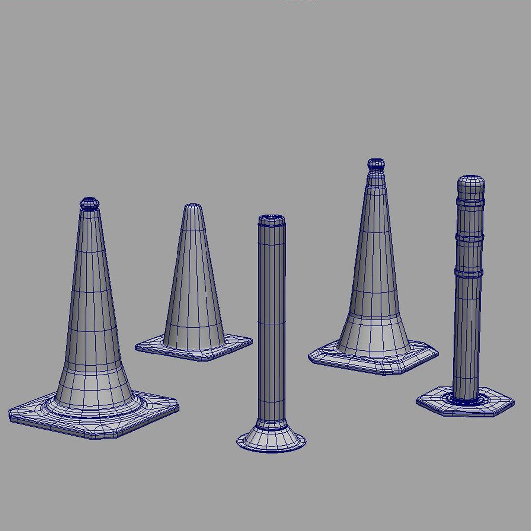 Road Safety Cone 3D Model - TurboSquid 1290060
