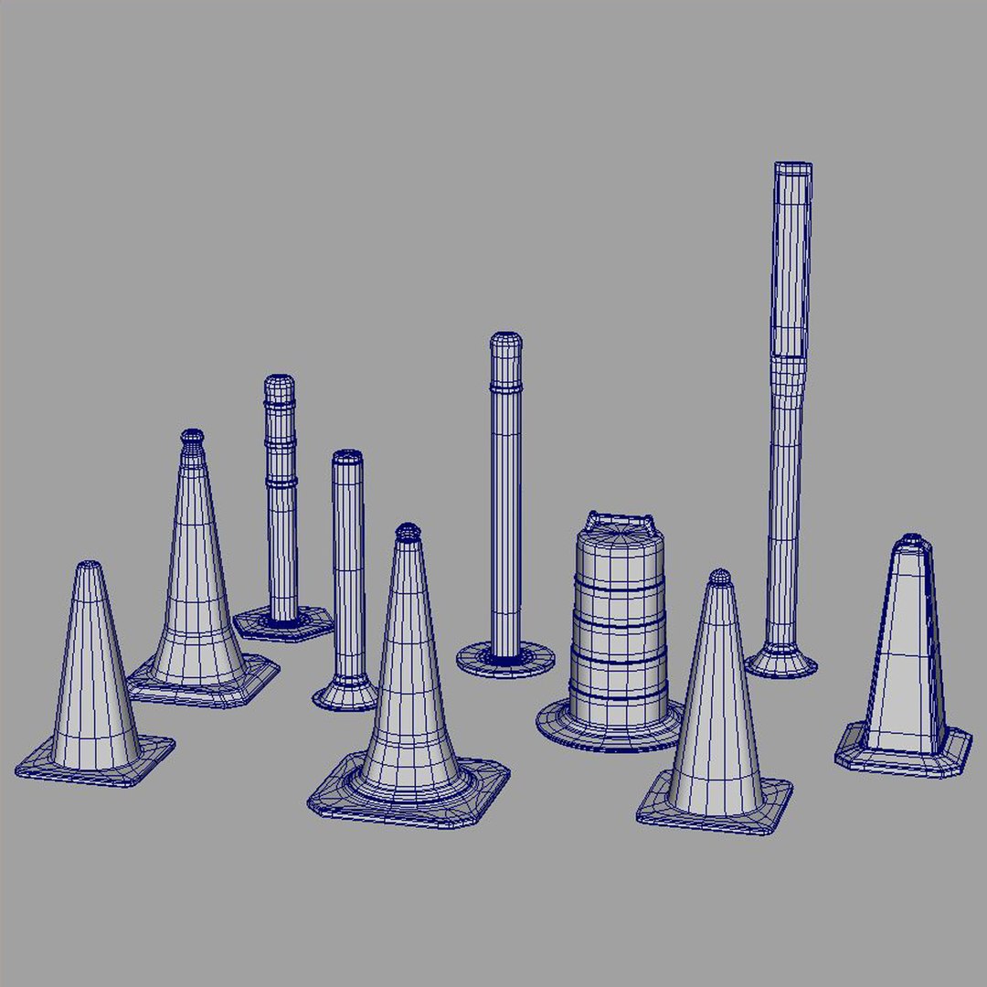 Road Safety Cone 3D Model - TurboSquid 1290060