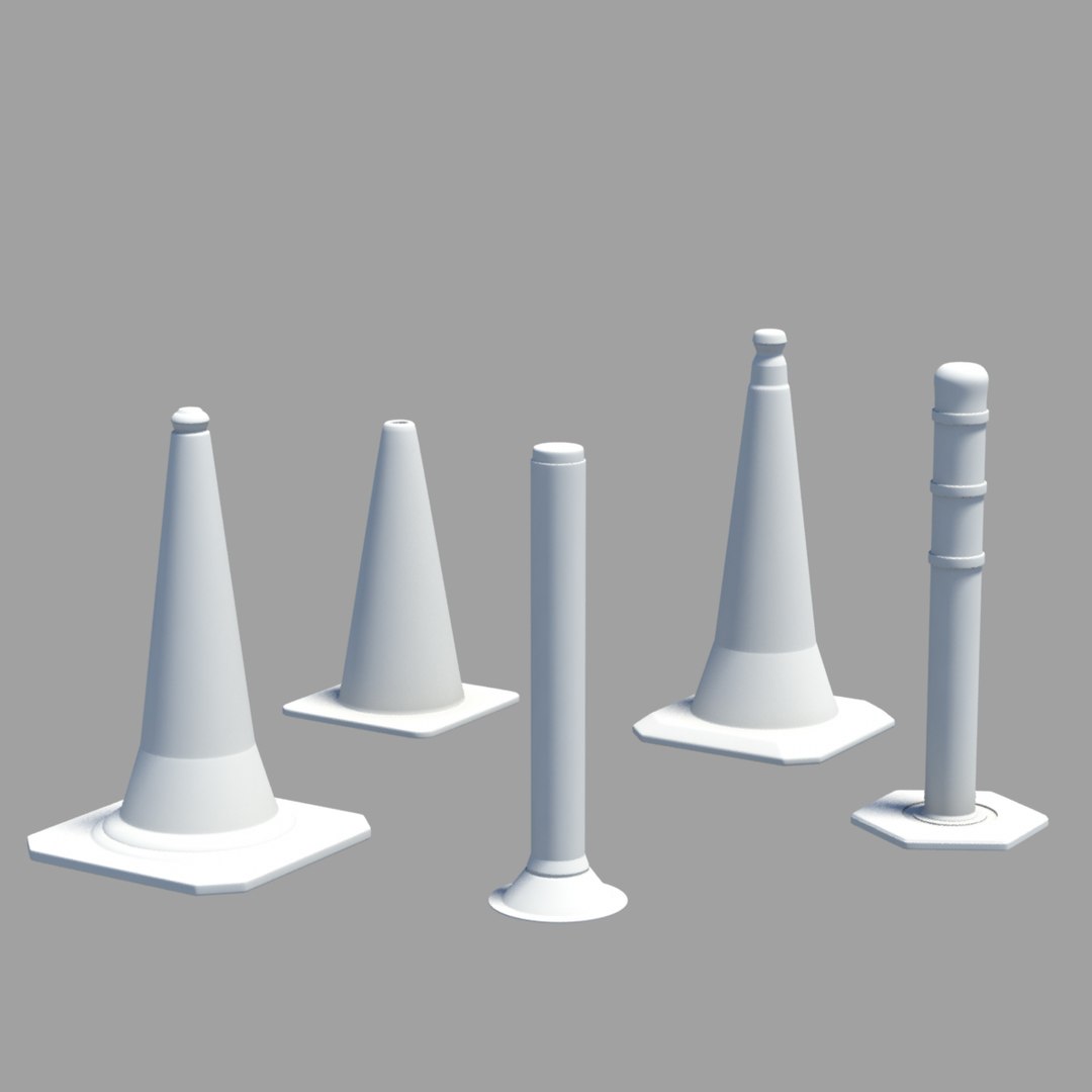 Road Safety Cone 3D Model - TurboSquid 1290060