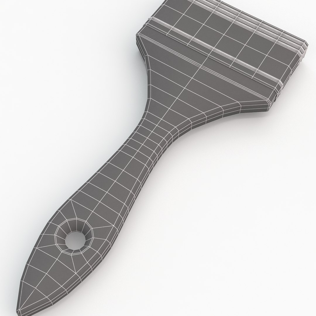 3d Paint Brush Model