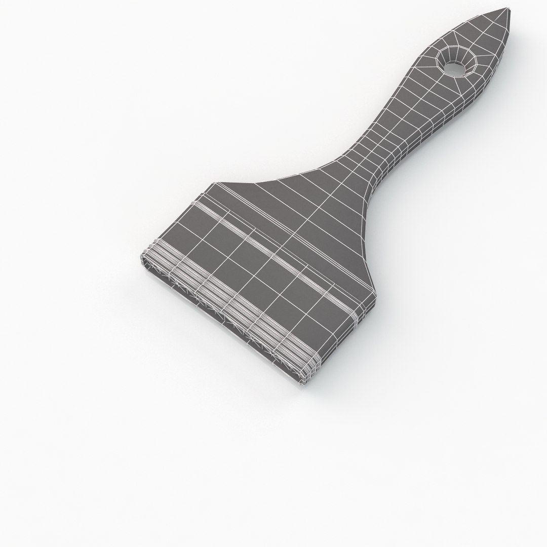 3d Paint Brush Model