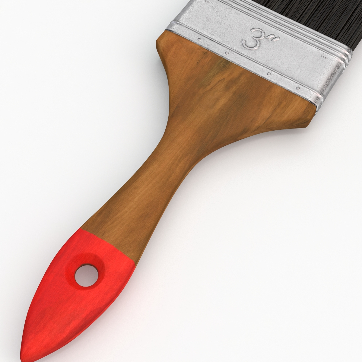 3d paint brush model