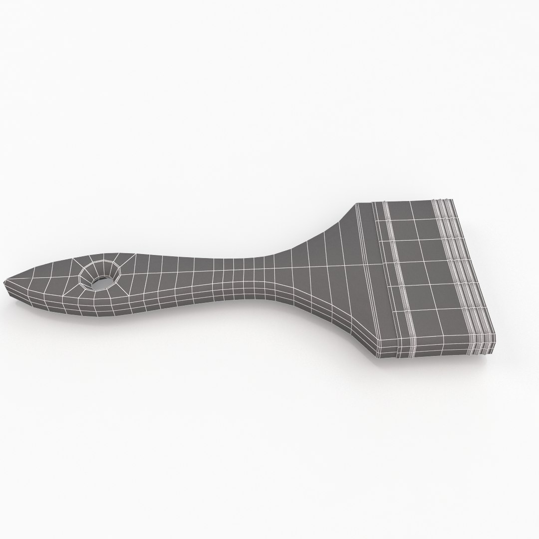 3d Paint Brush Model
