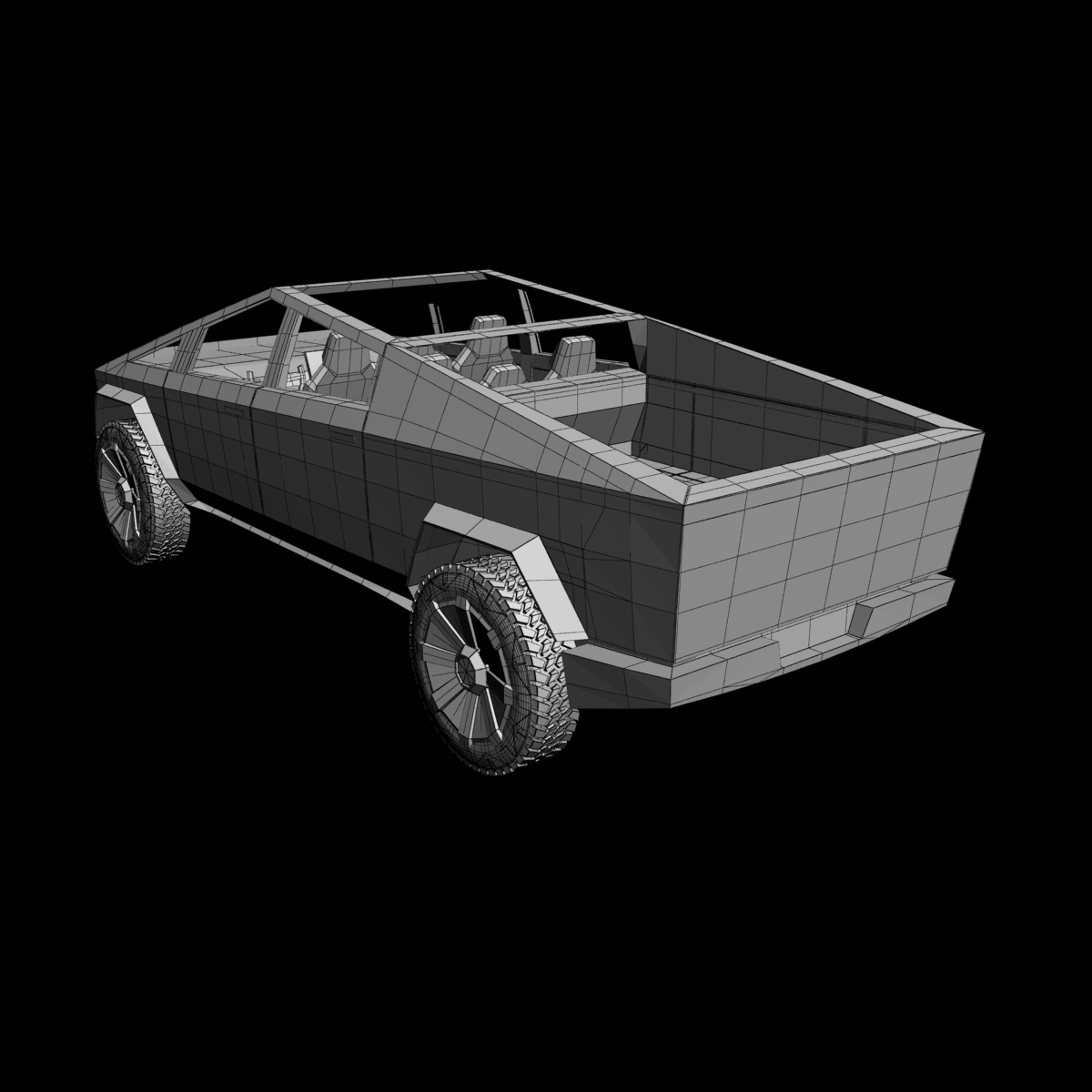Tesla cybertruck model - TurboSquid 1475573