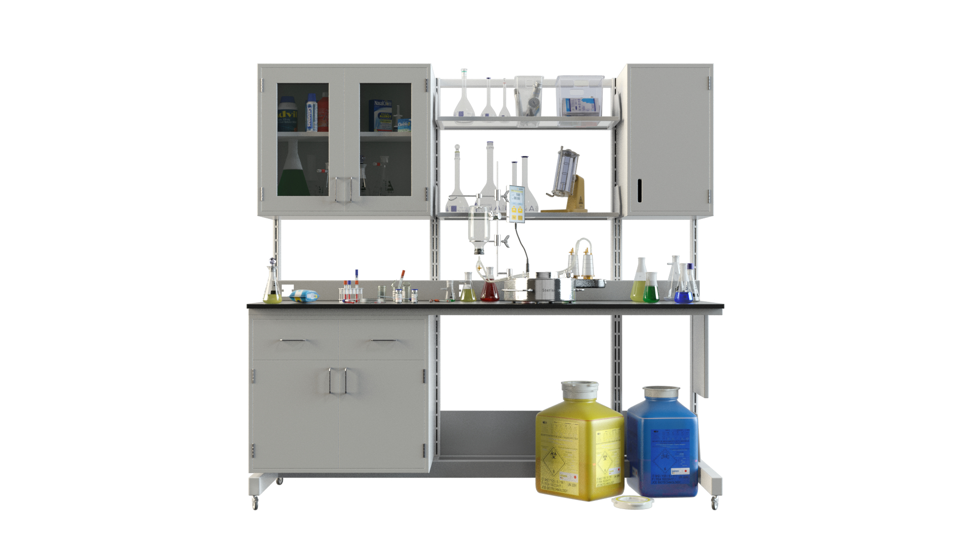 Big Lab Workbench Model - TurboSquid 1765151