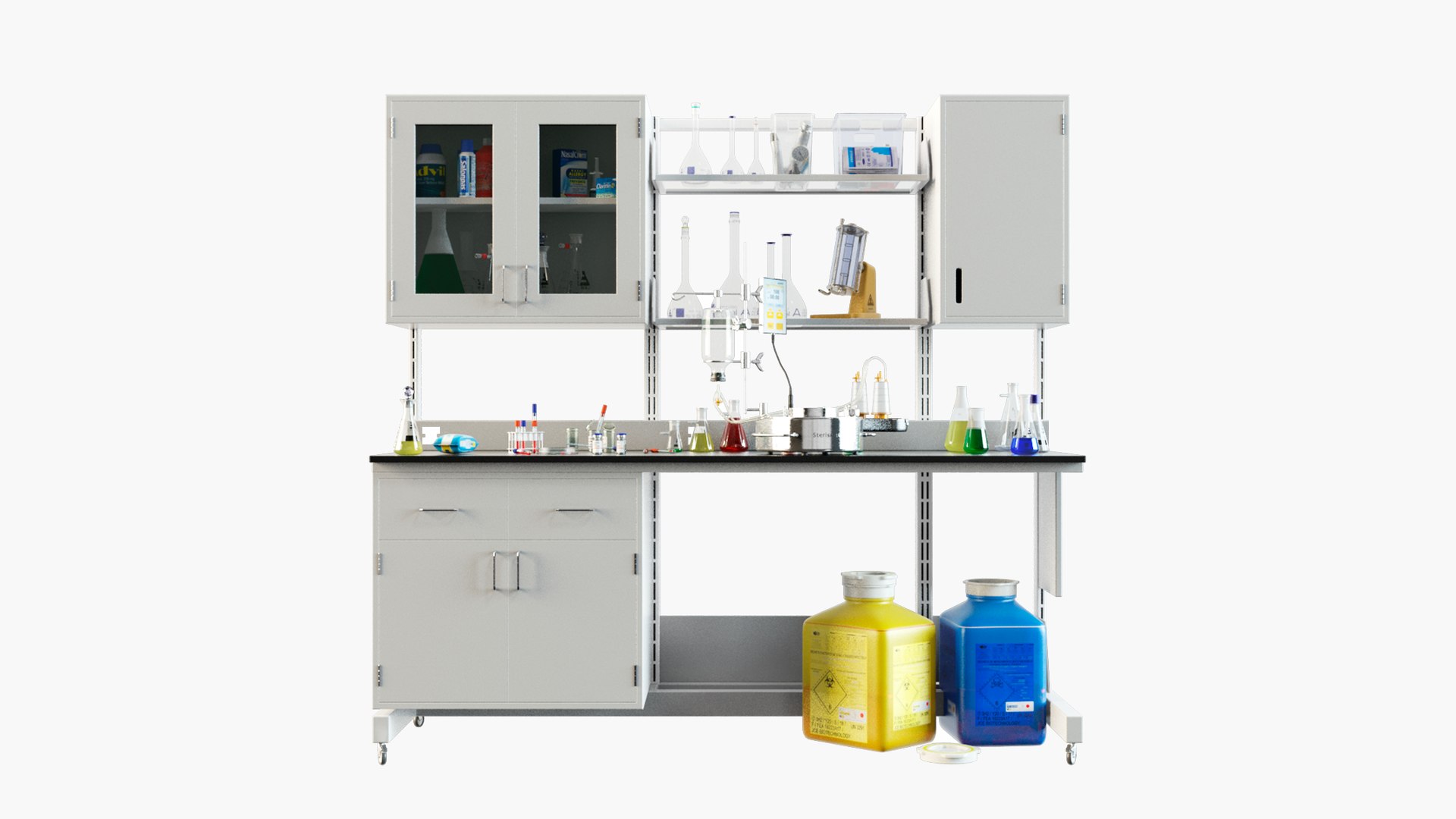 Big Lab Workbench Model - TurboSquid 1765151