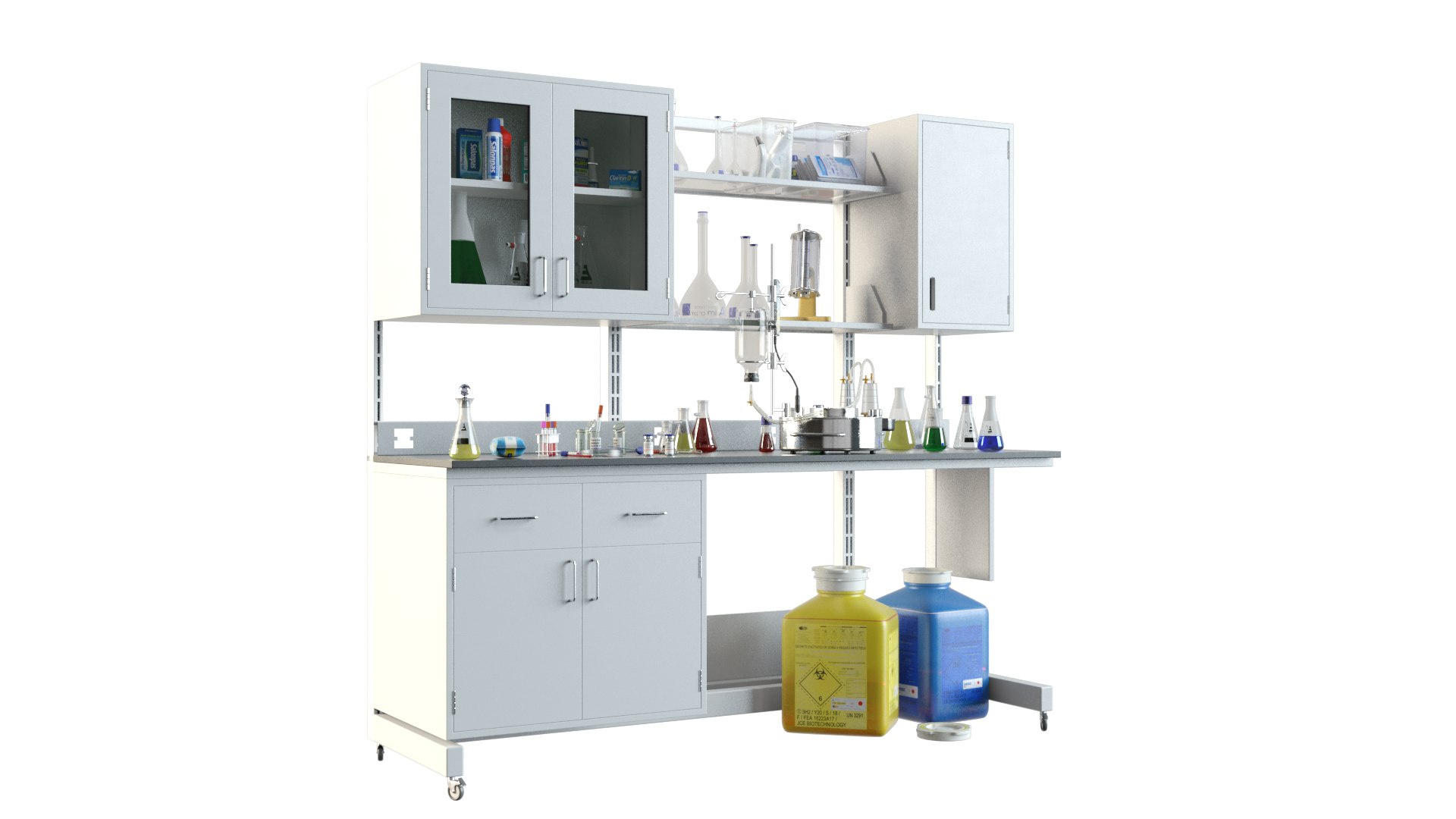 Big Lab Workbench Model - TurboSquid 1765151