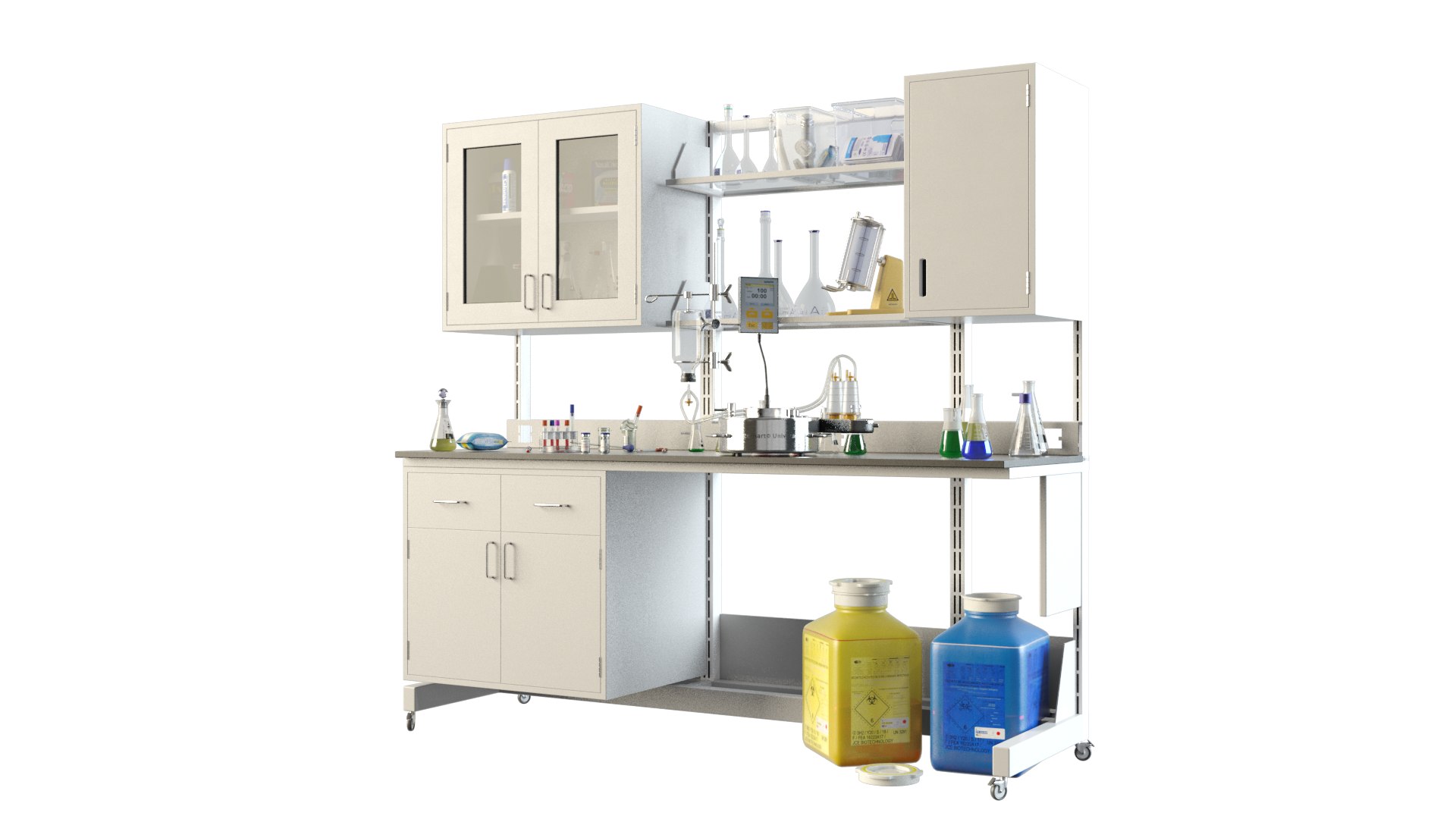 Big Lab Workbench Model - TurboSquid 1765151