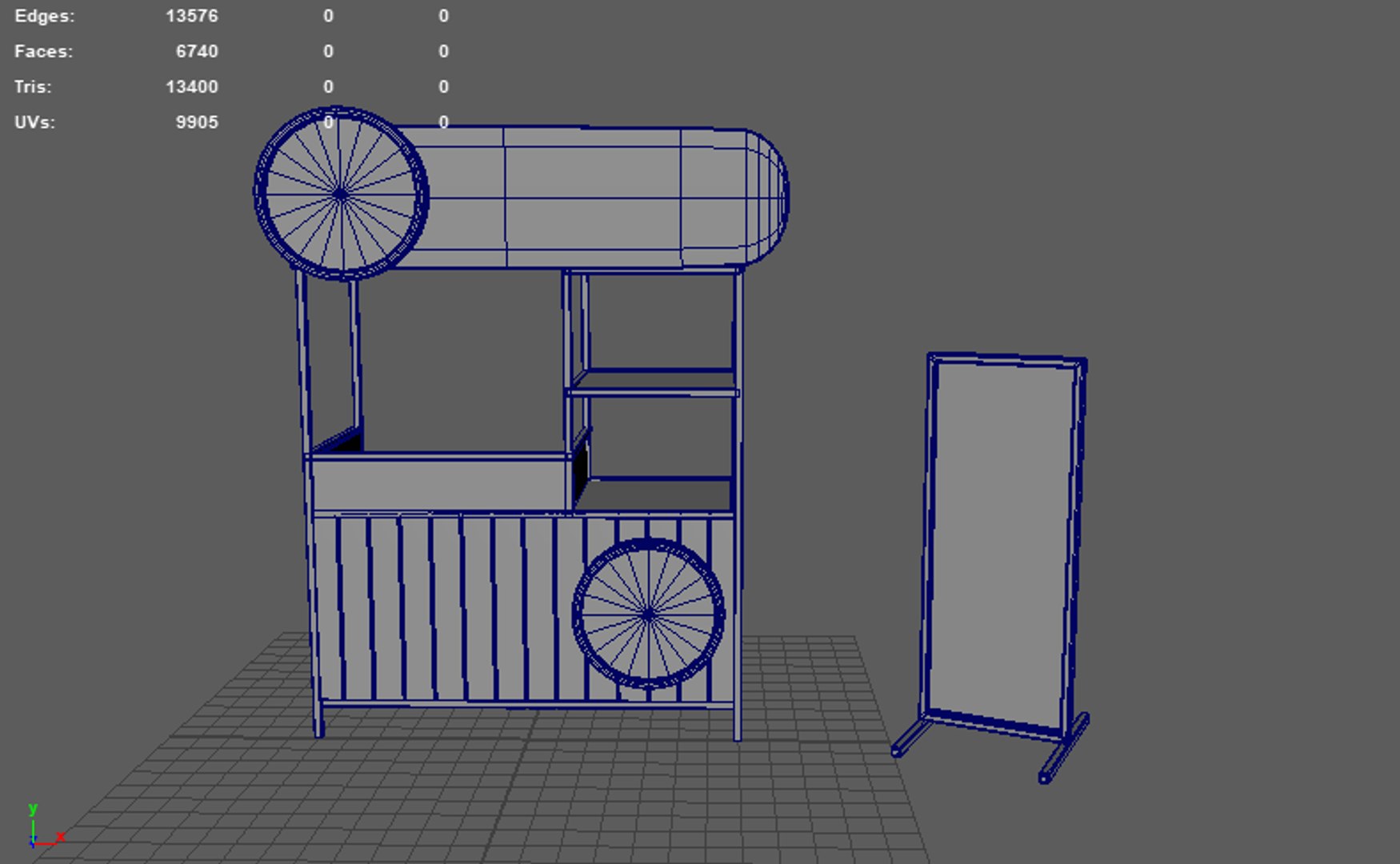 3D Street Food Stand 3D Model Model - TurboSquid 2331959