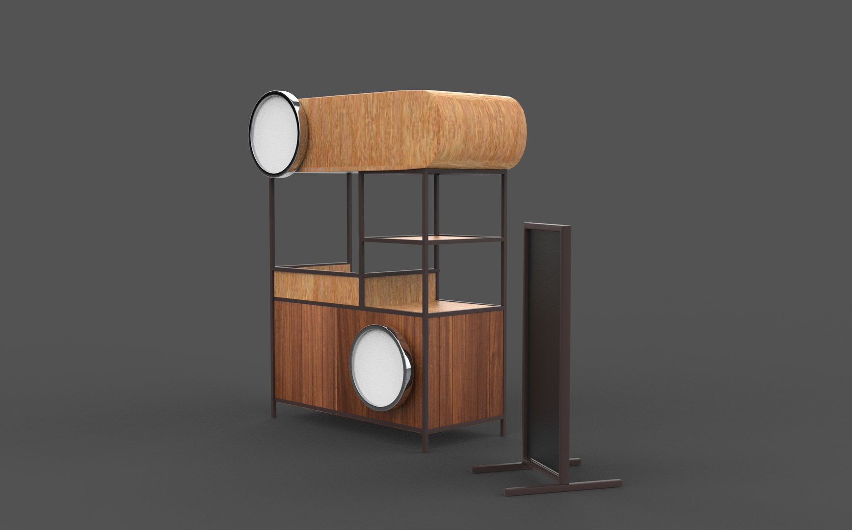 3D Street Food Stand 3D Model Model - TurboSquid 2331959