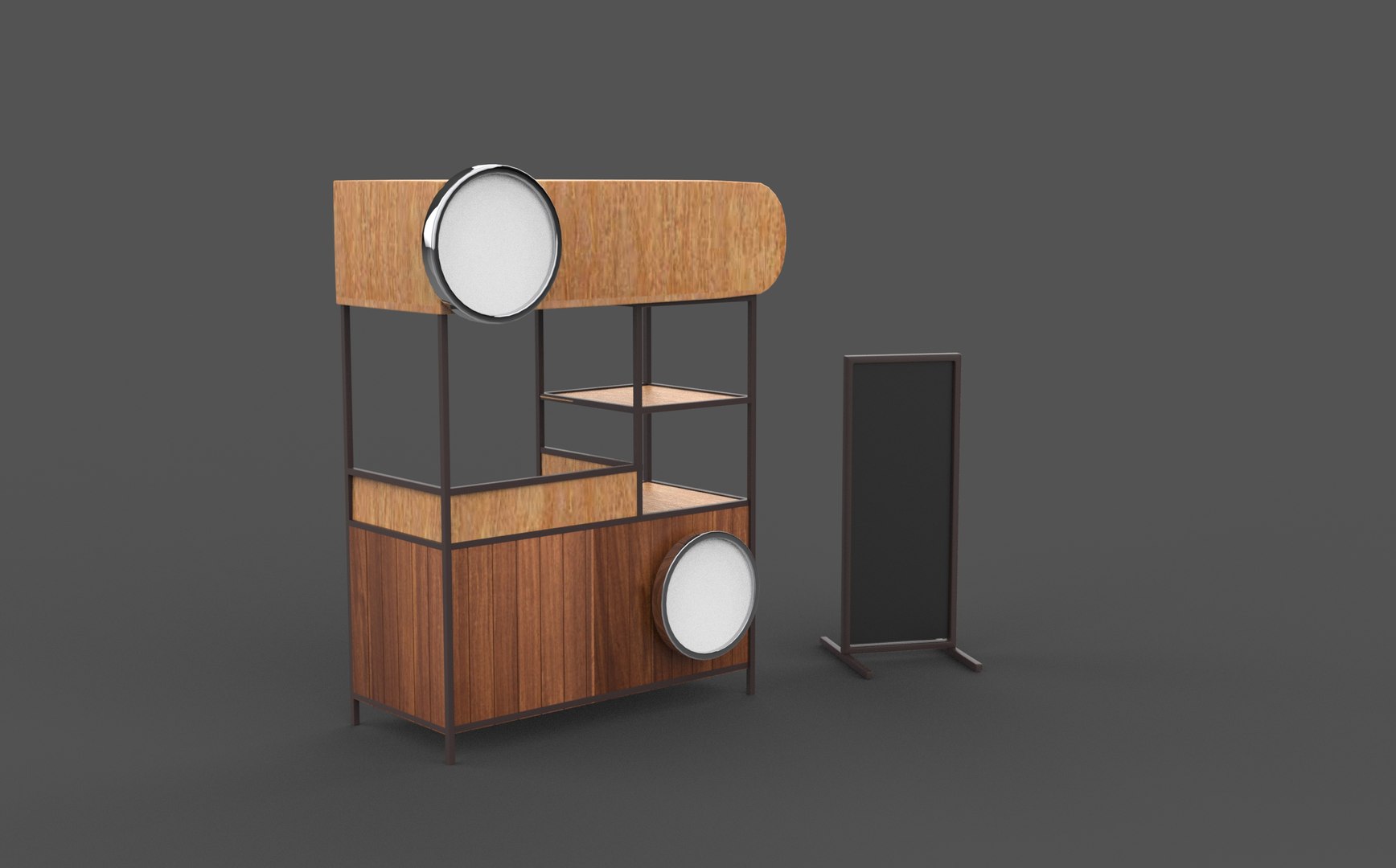 3D Street Food Stand 3D Model Model - TurboSquid 2331959