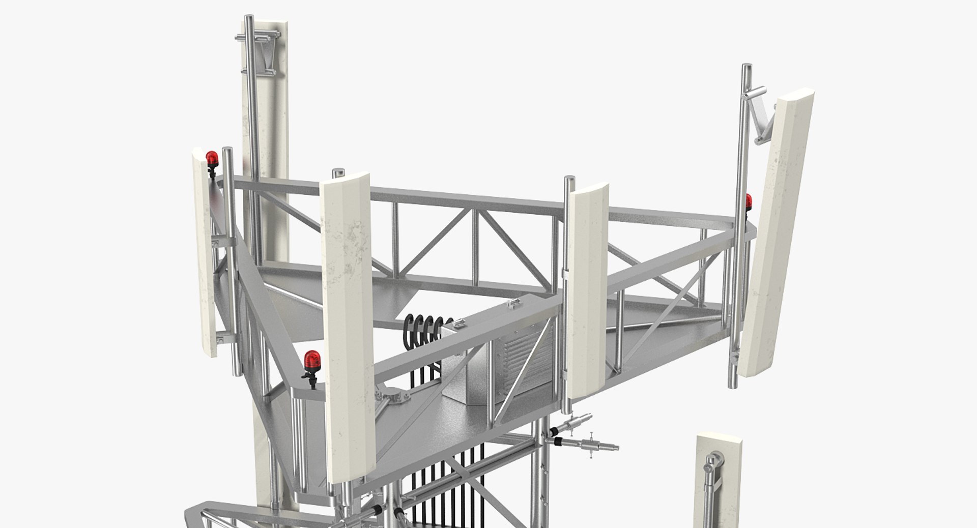 Cell Phone Tower 2 3D Model - TurboSquid 1408783