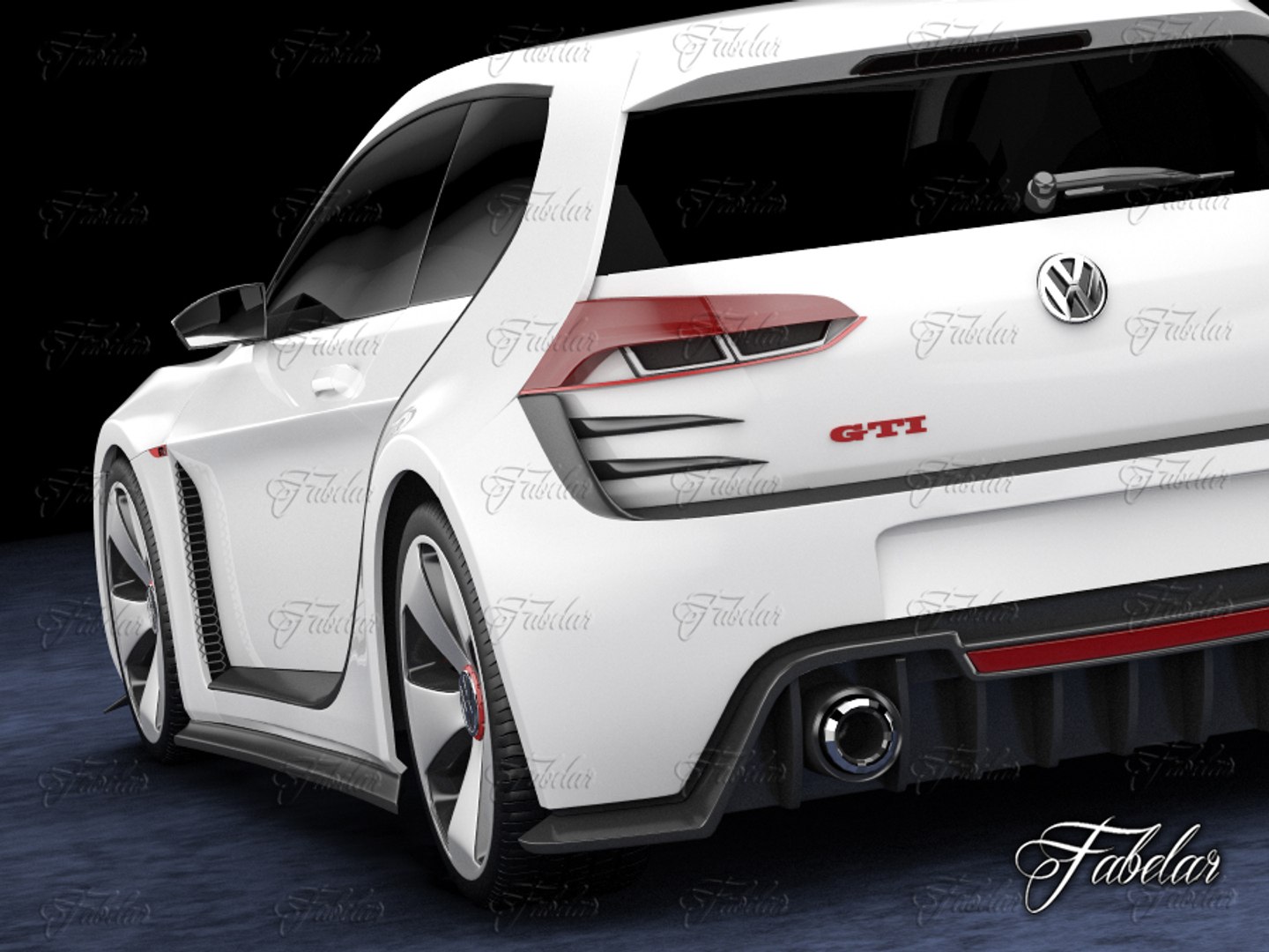 3d Max Volkswagen Design Vision Gti