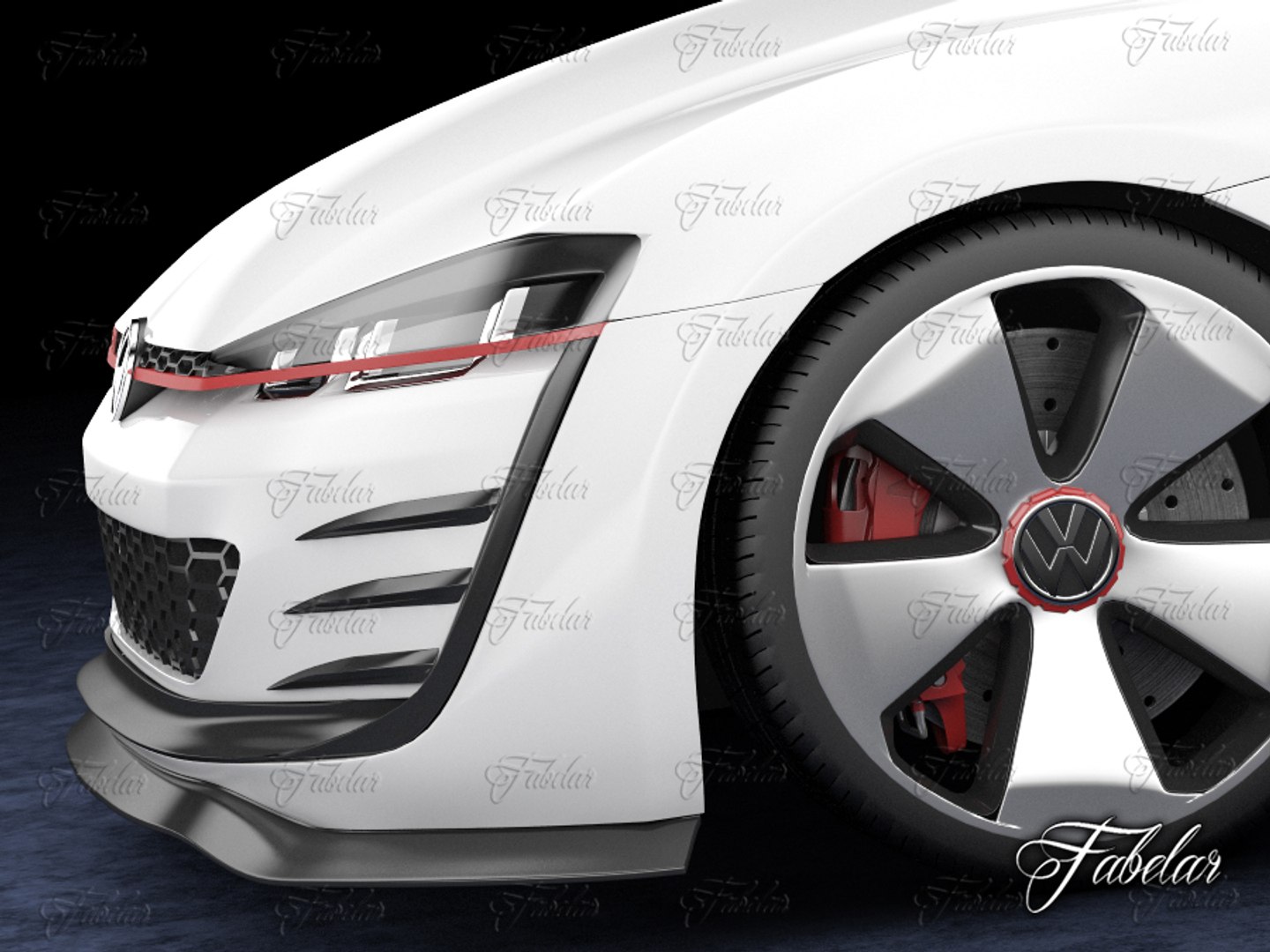 3d Max Volkswagen Design Vision Gti