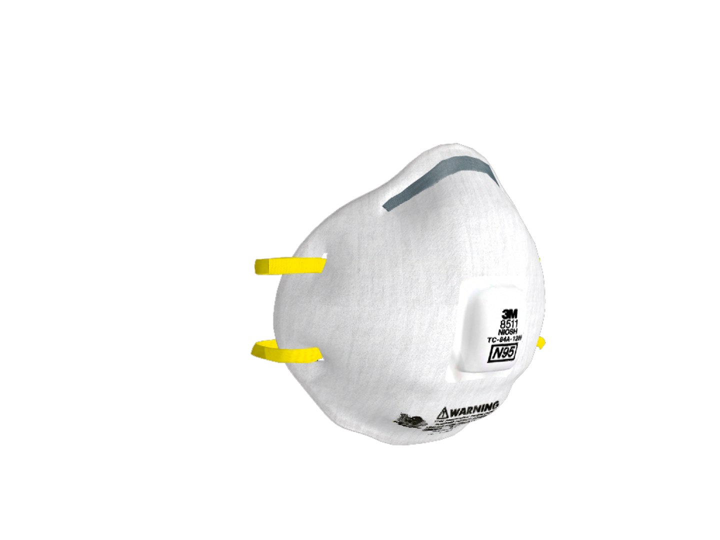 N95 Mask 3D Model - TurboSquid 1574740