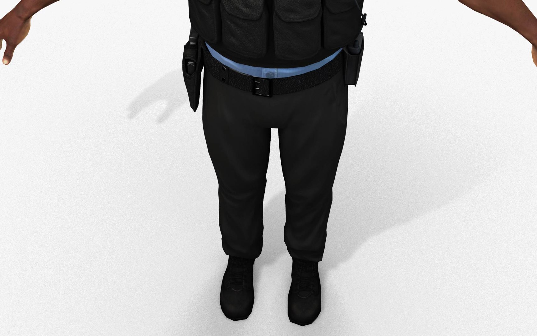 3D security guard - TurboSquid 1602909