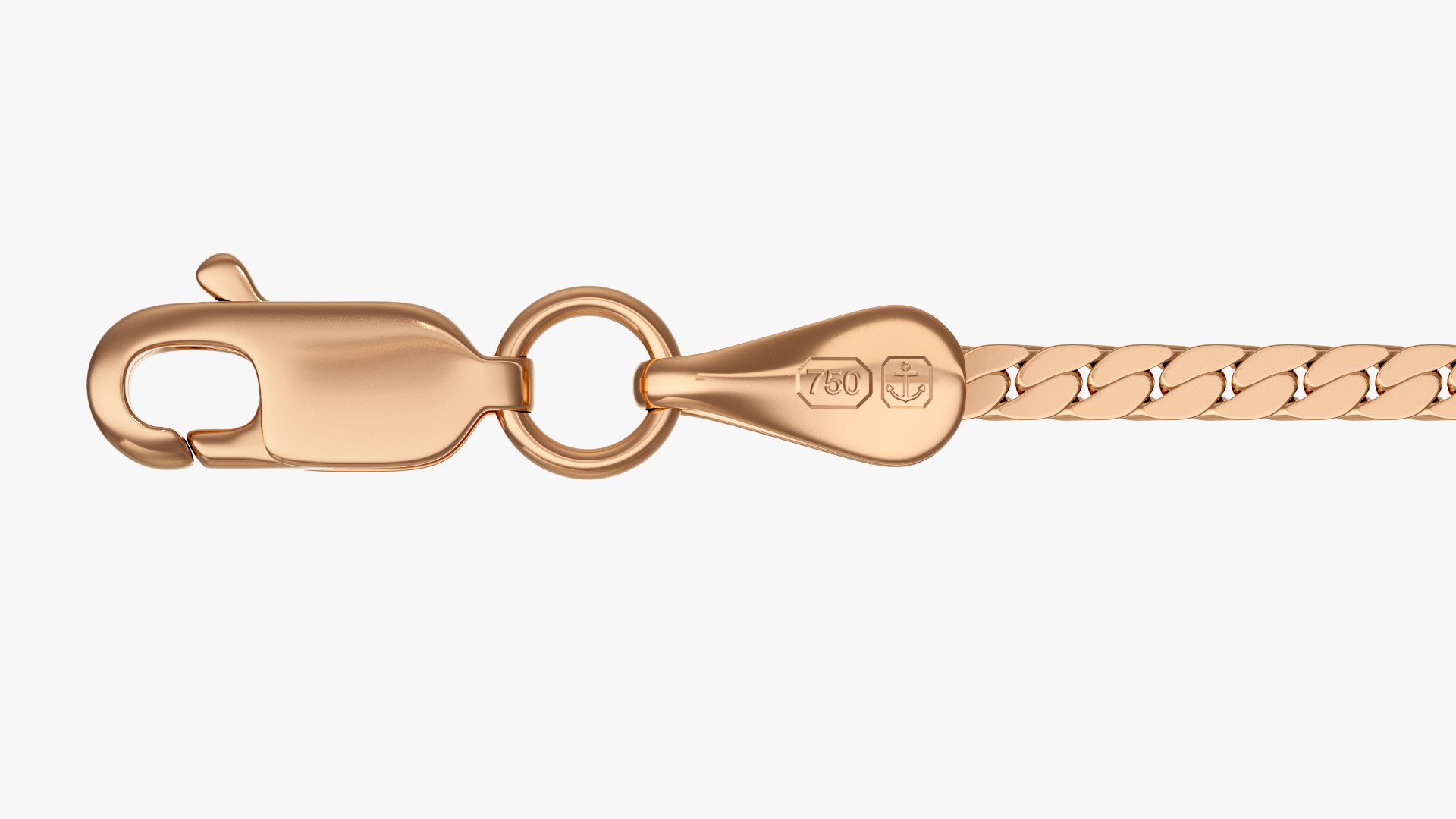 Parigina Faceted Chain CH013 3D Model - TurboSquid 1754980