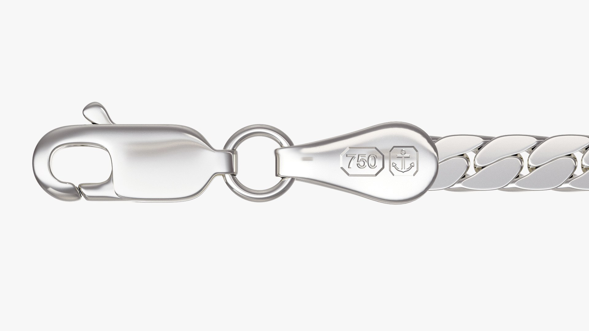 Parigina Faceted Chain CH013 3D Model - TurboSquid 1754980