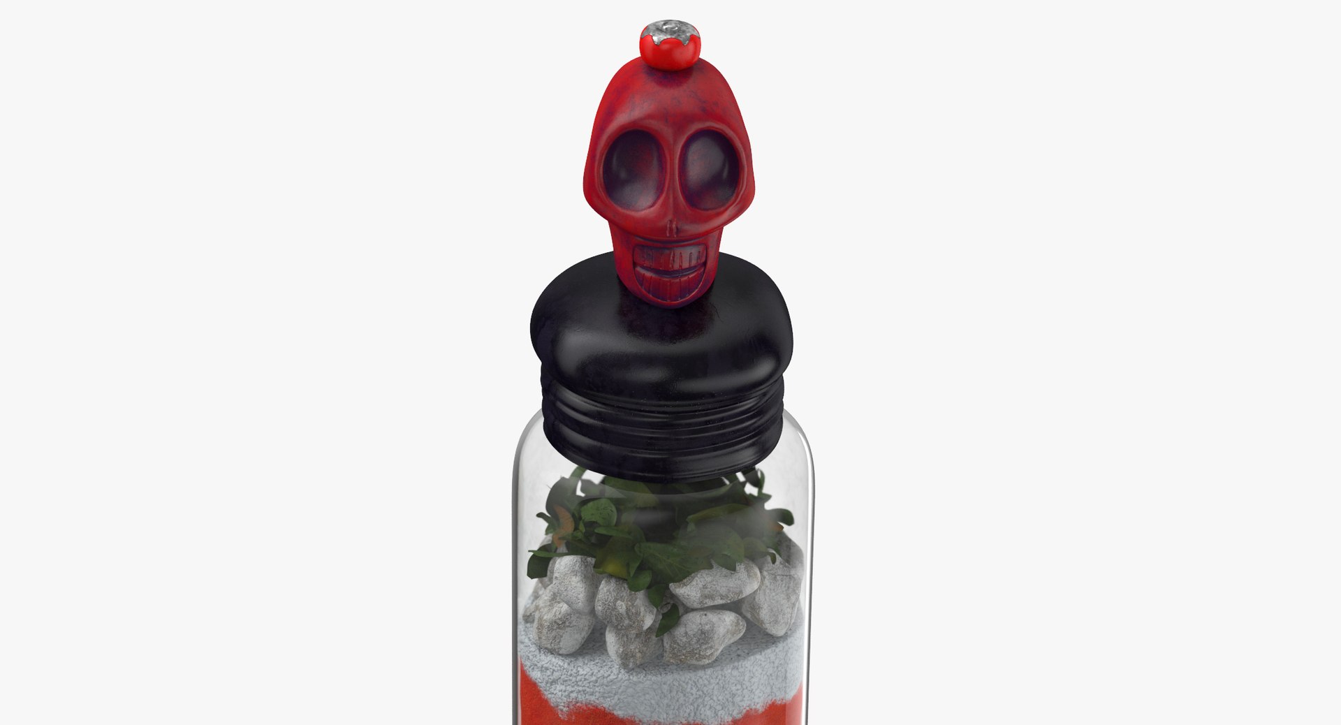 Voodoo Spirit Bottle 03 3d Max
