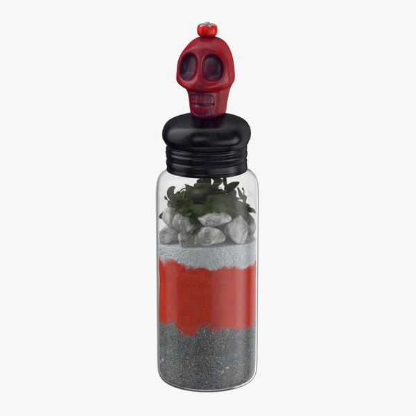 voodoo spirit bottle 03 3d max