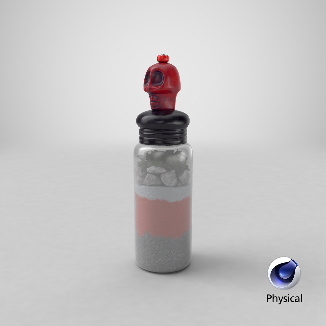 Voodoo Spirit Bottle 03 3d Max
