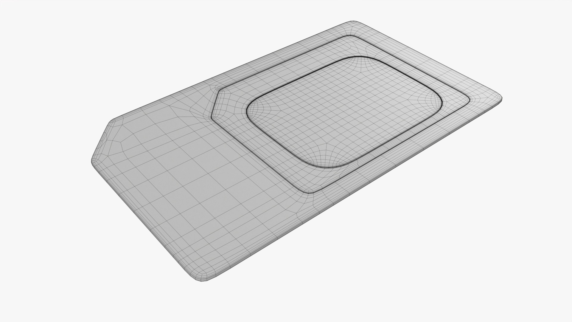 Card Mobile Sim 3D Model - TurboSquid 1697647
