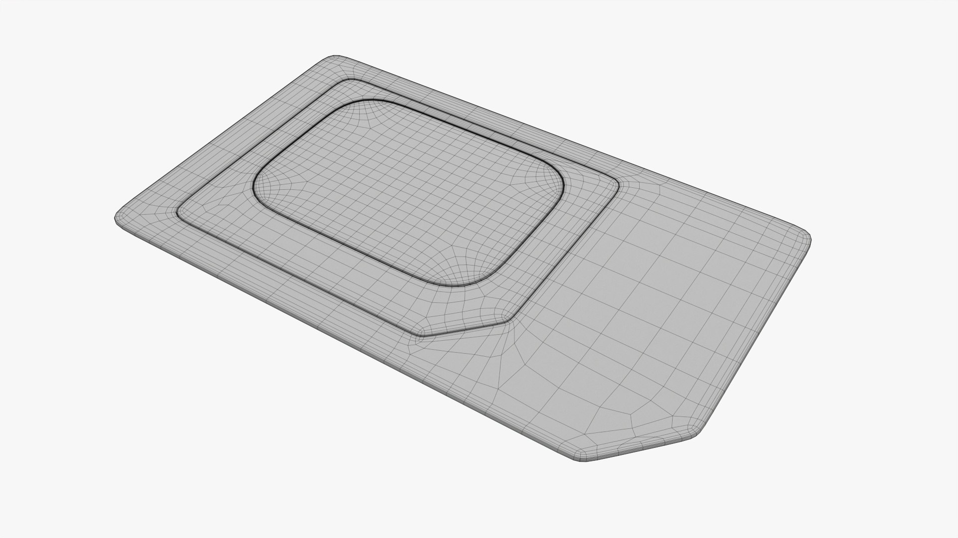 Card Mobile Sim 3D Model - TurboSquid 1697647