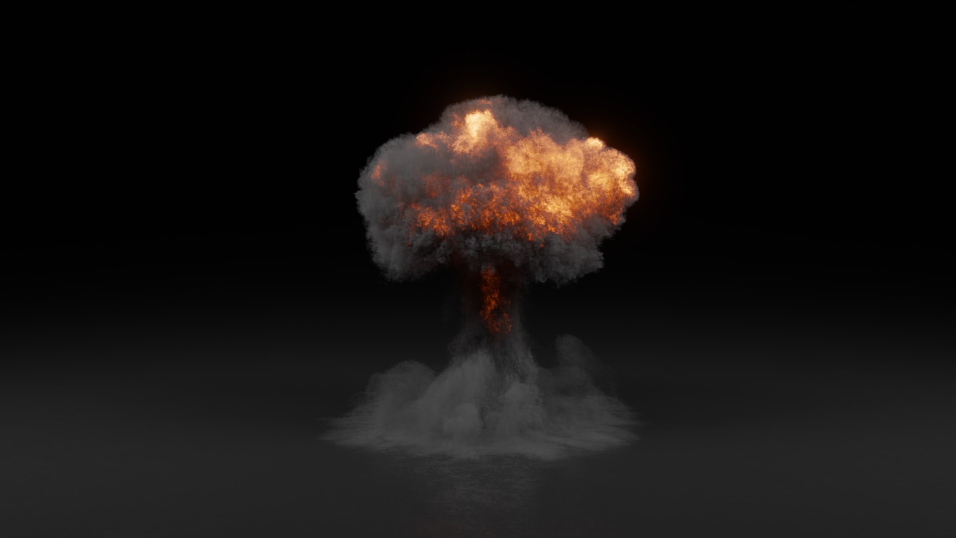 Big Nuclear Explosion 3D Model Model - TurboSquid 2012499