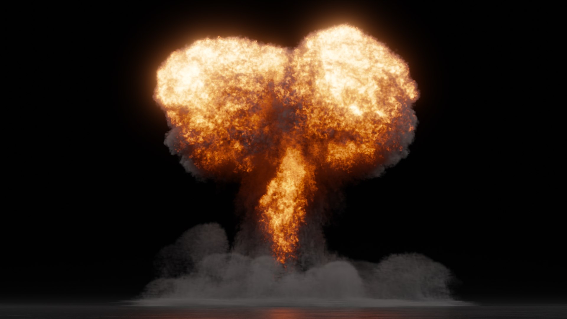Big Nuclear Explosion 3D Model Model - TurboSquid 2012499
