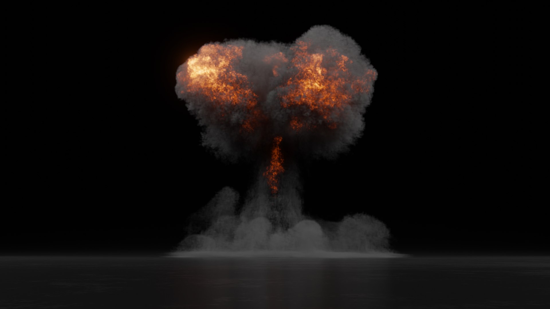 Big Nuclear Explosion 3D Model Model - TurboSquid 2012499
