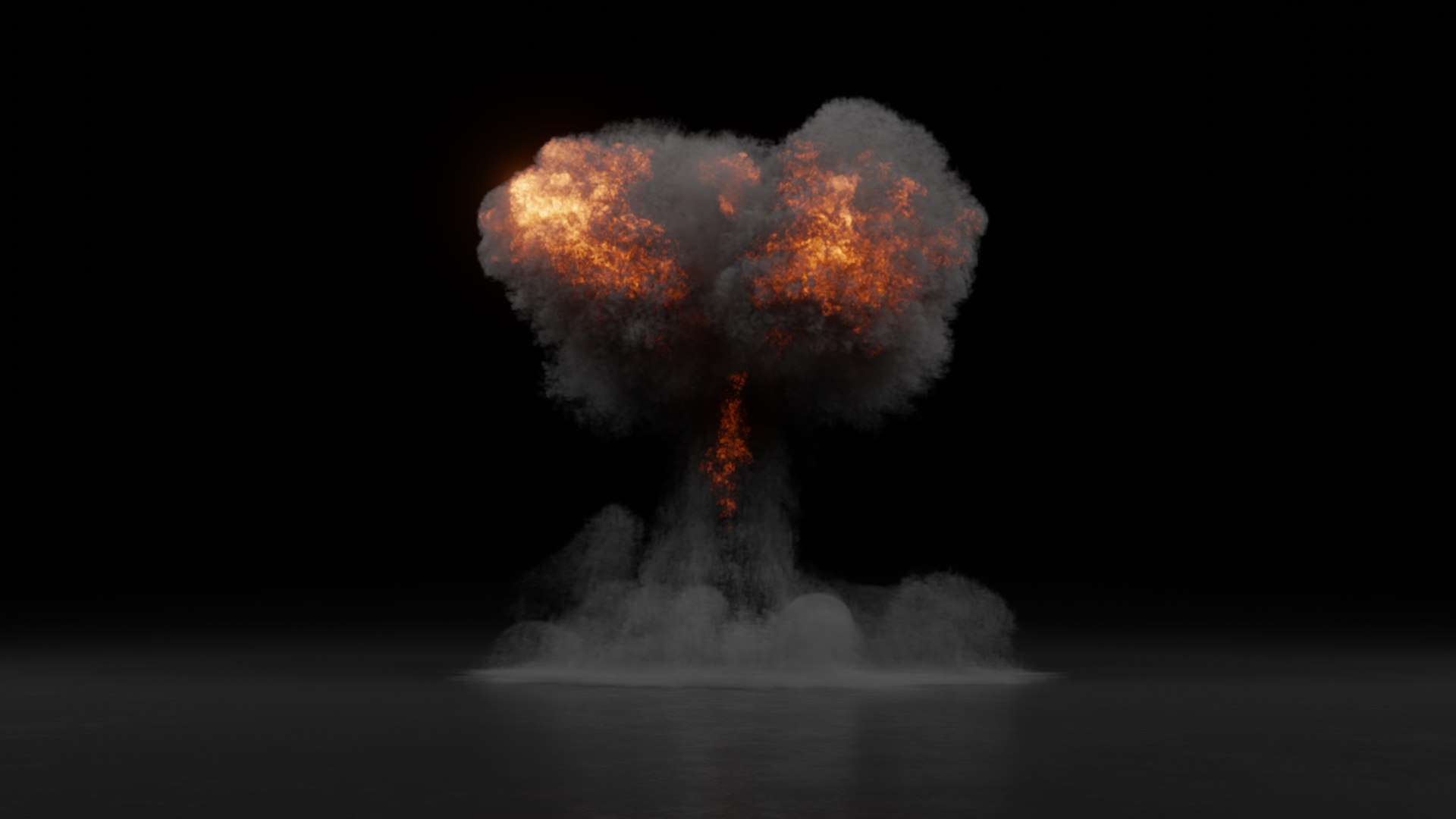 Big Nuclear Explosion 3D Model Model - TurboSquid 2012499