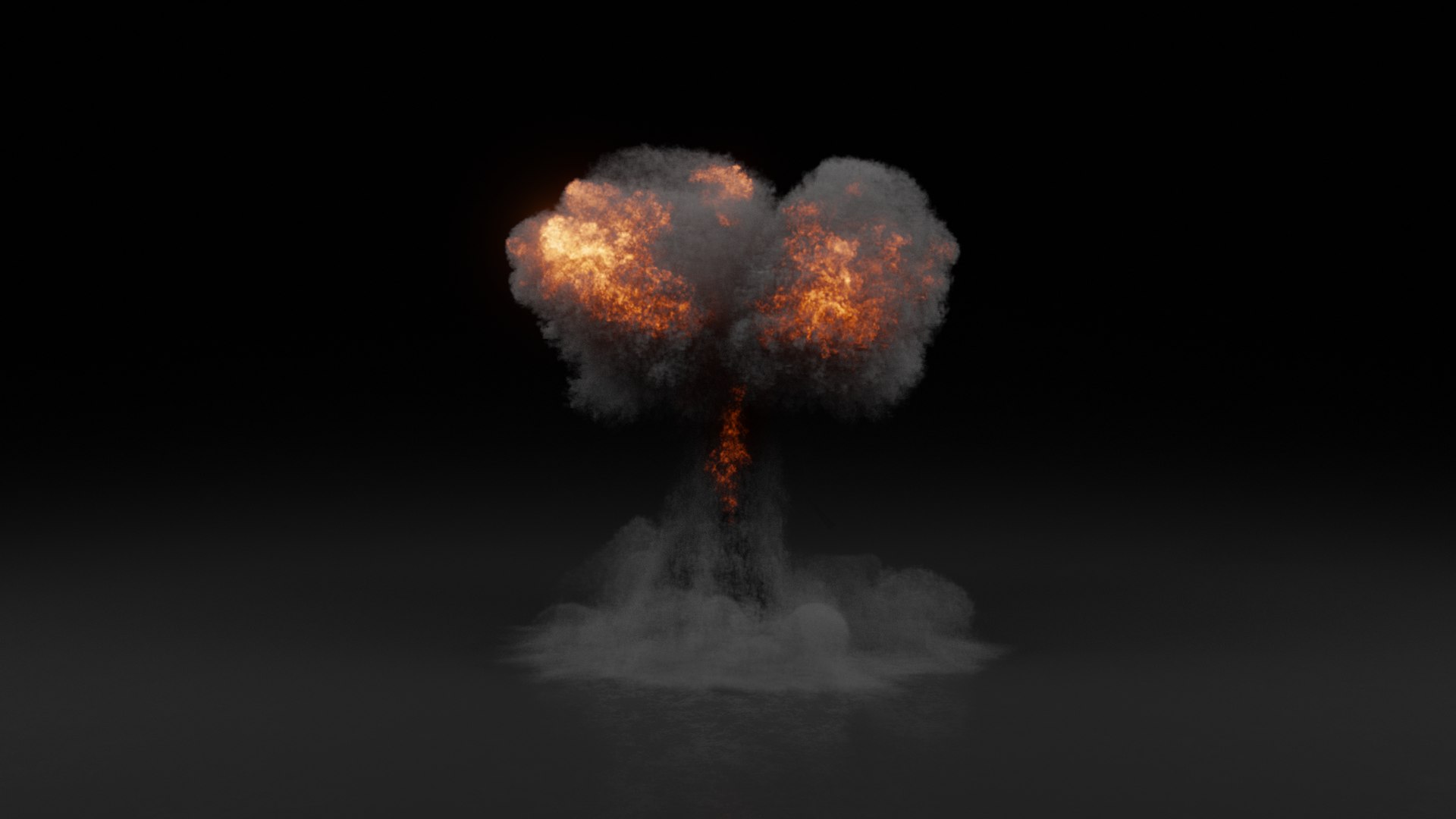 Big Nuclear Explosion 3D Model Model - TurboSquid 2012499