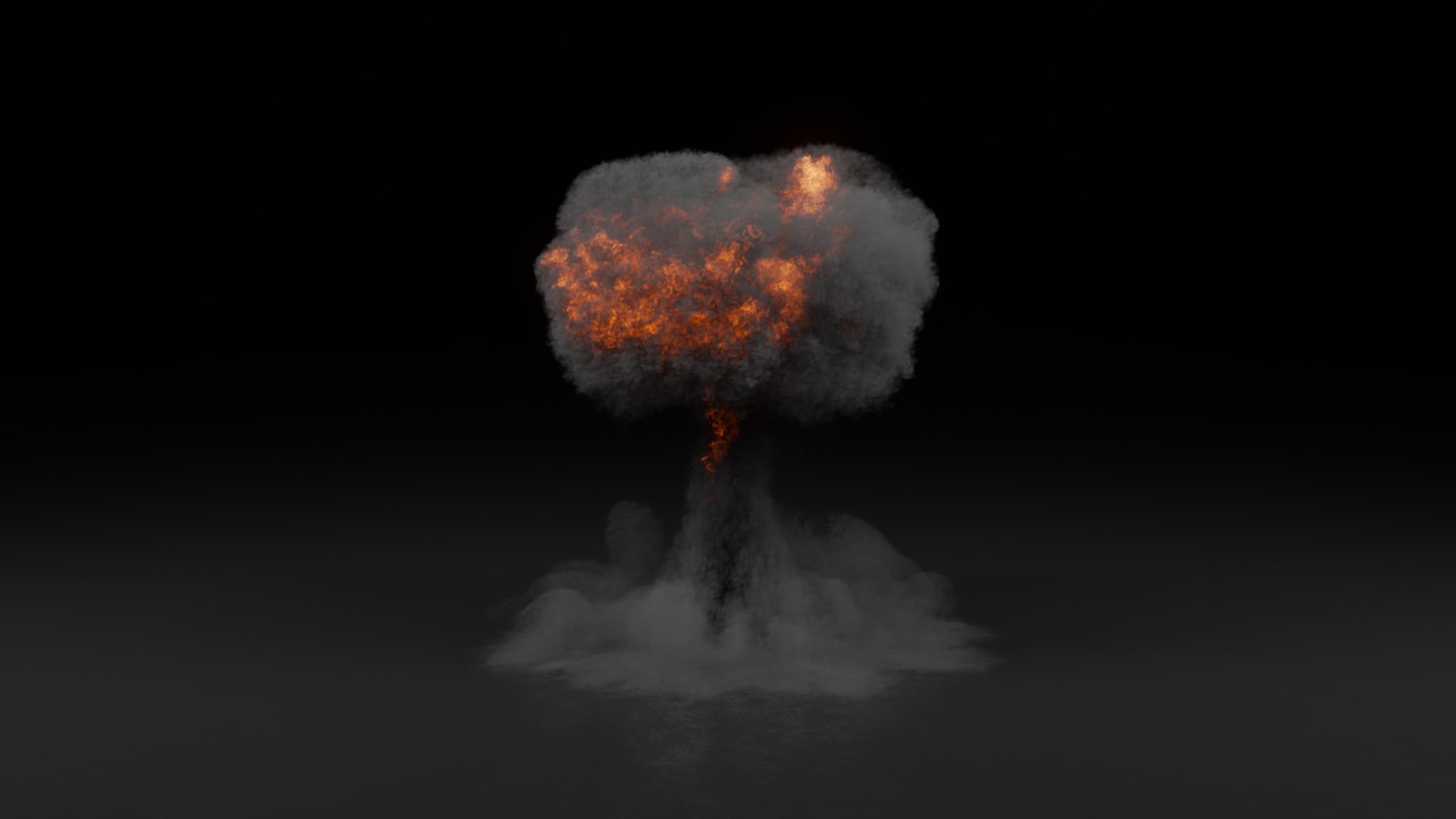 Big Nuclear Explosion 3D Model Model - TurboSquid 2012499