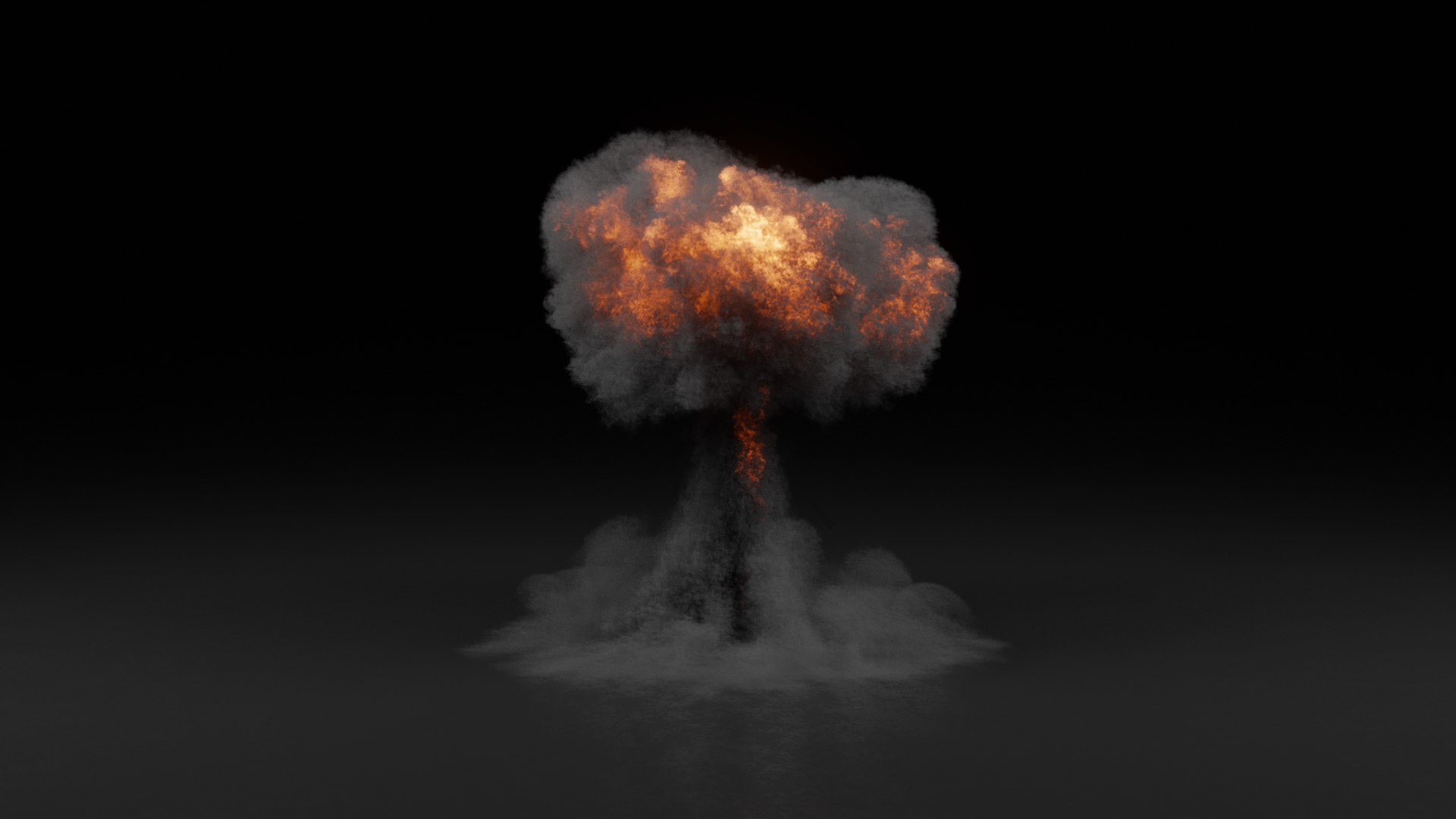 Big Nuclear Explosion 3D Model Model - TurboSquid 2012499