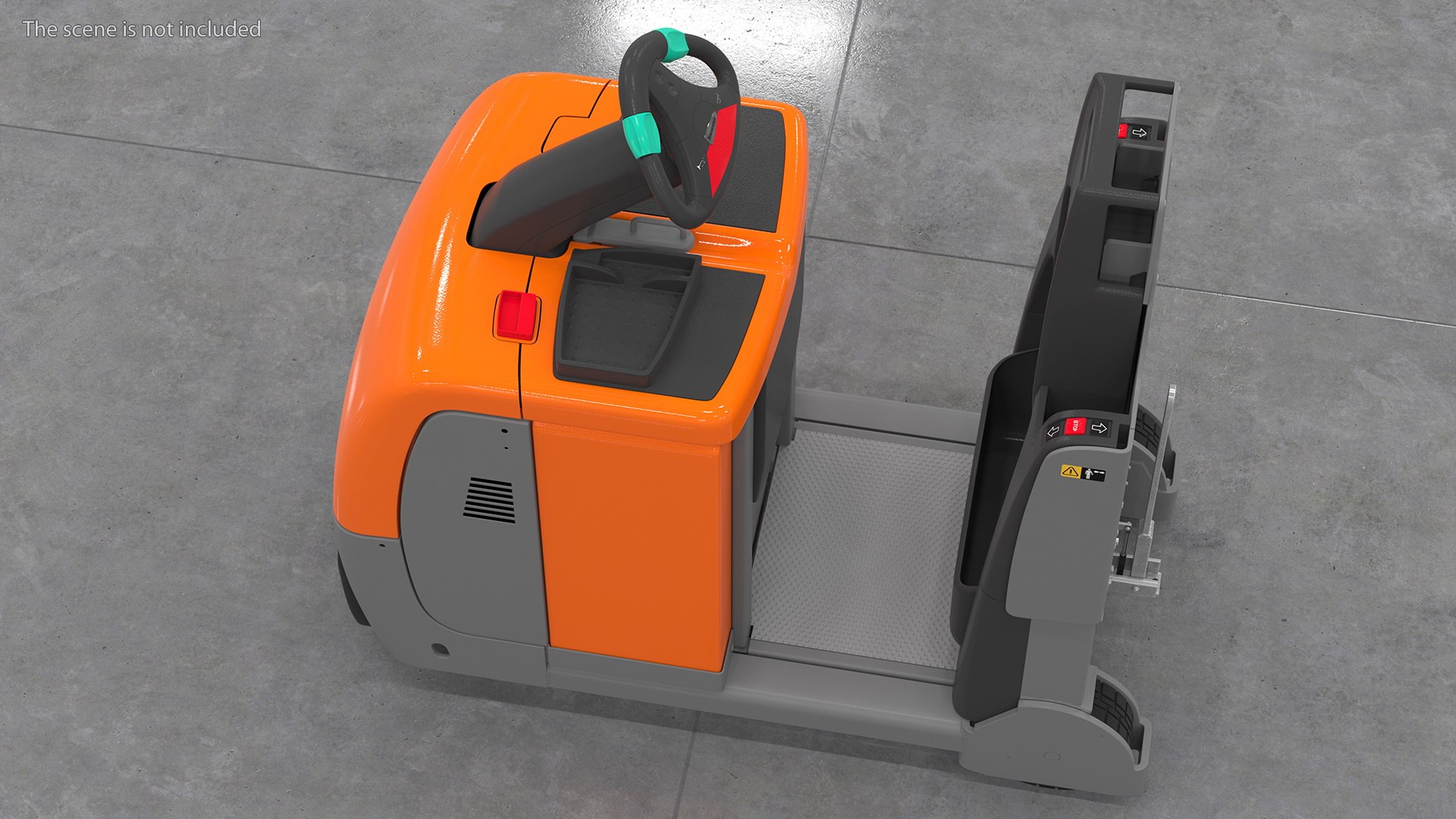 3D Industrial Tow Tractor - TurboSquid 1874802