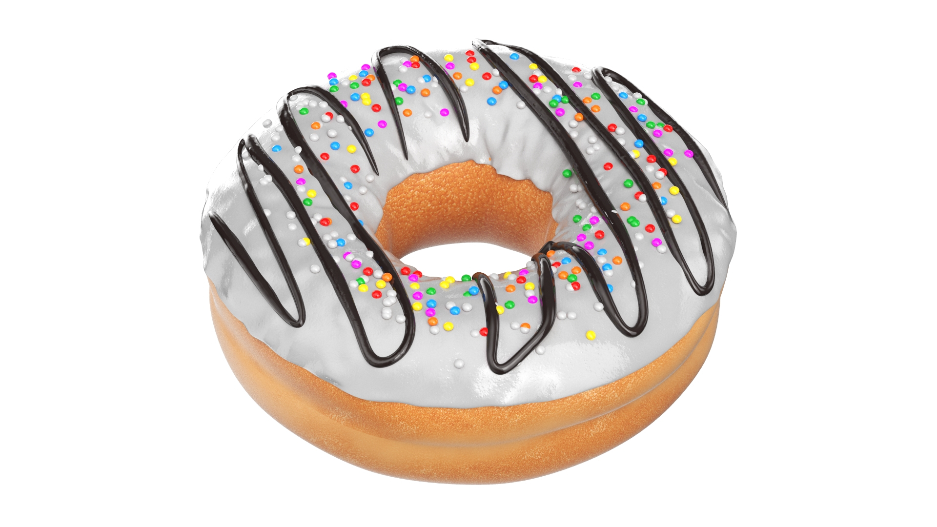 3D Detailed Donut 01 Model - TurboSquid 2217565