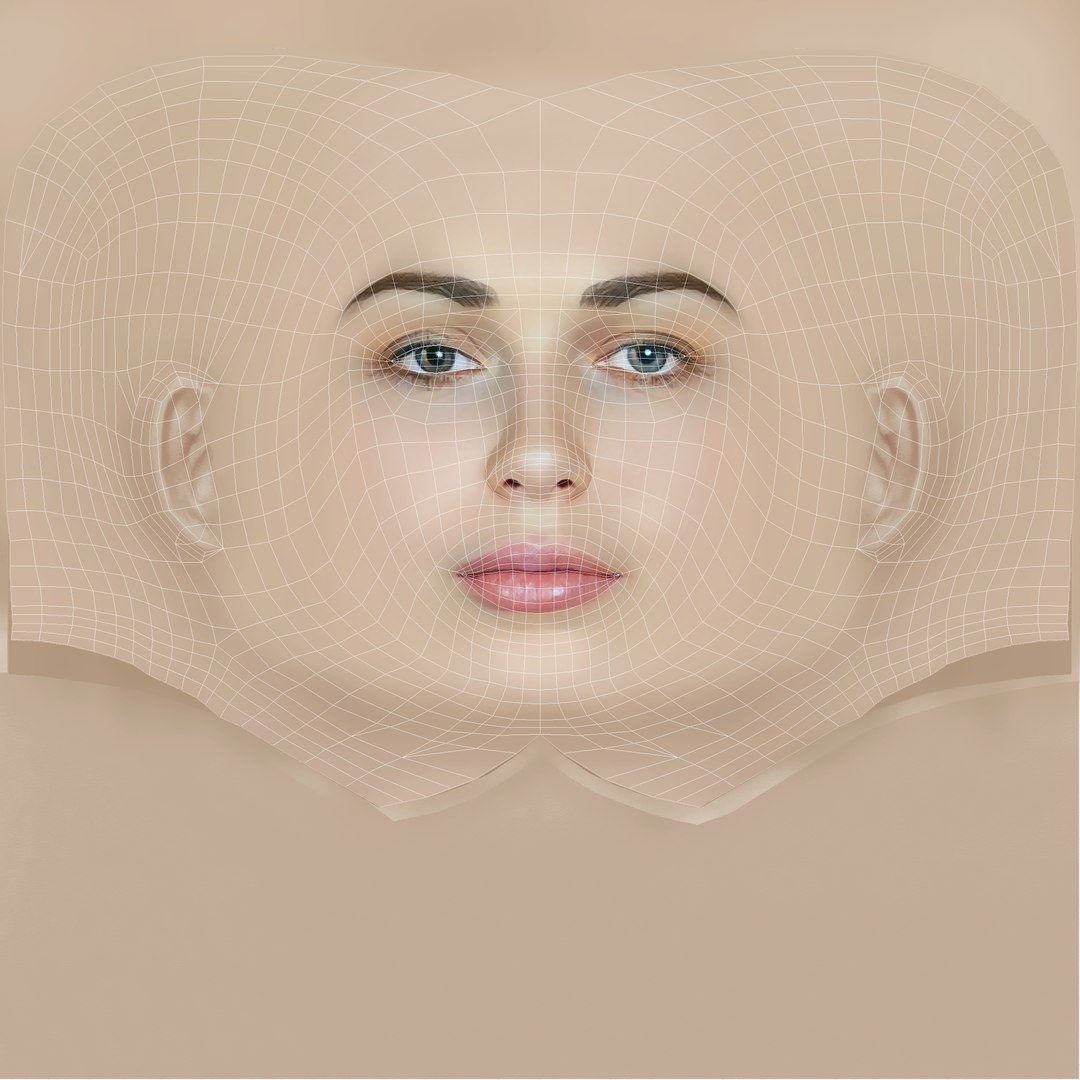 Sofya Sinitsyna Head - No Hair - Low Poly Head For Game Model - TurboSquid 2357685