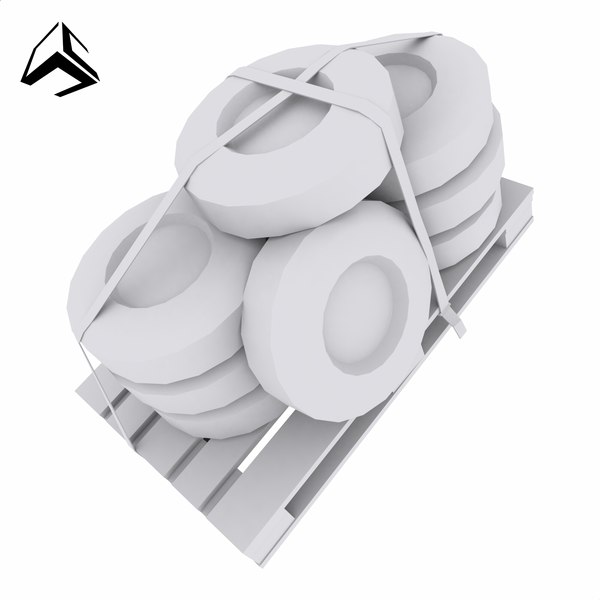 modelo 3d Palet Con Ruedas - TurboSquid 1276842
