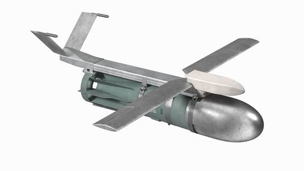 modelo 3d Bomba aérea rusa FAB 1500 con UMPK - TurboSquid 2220865