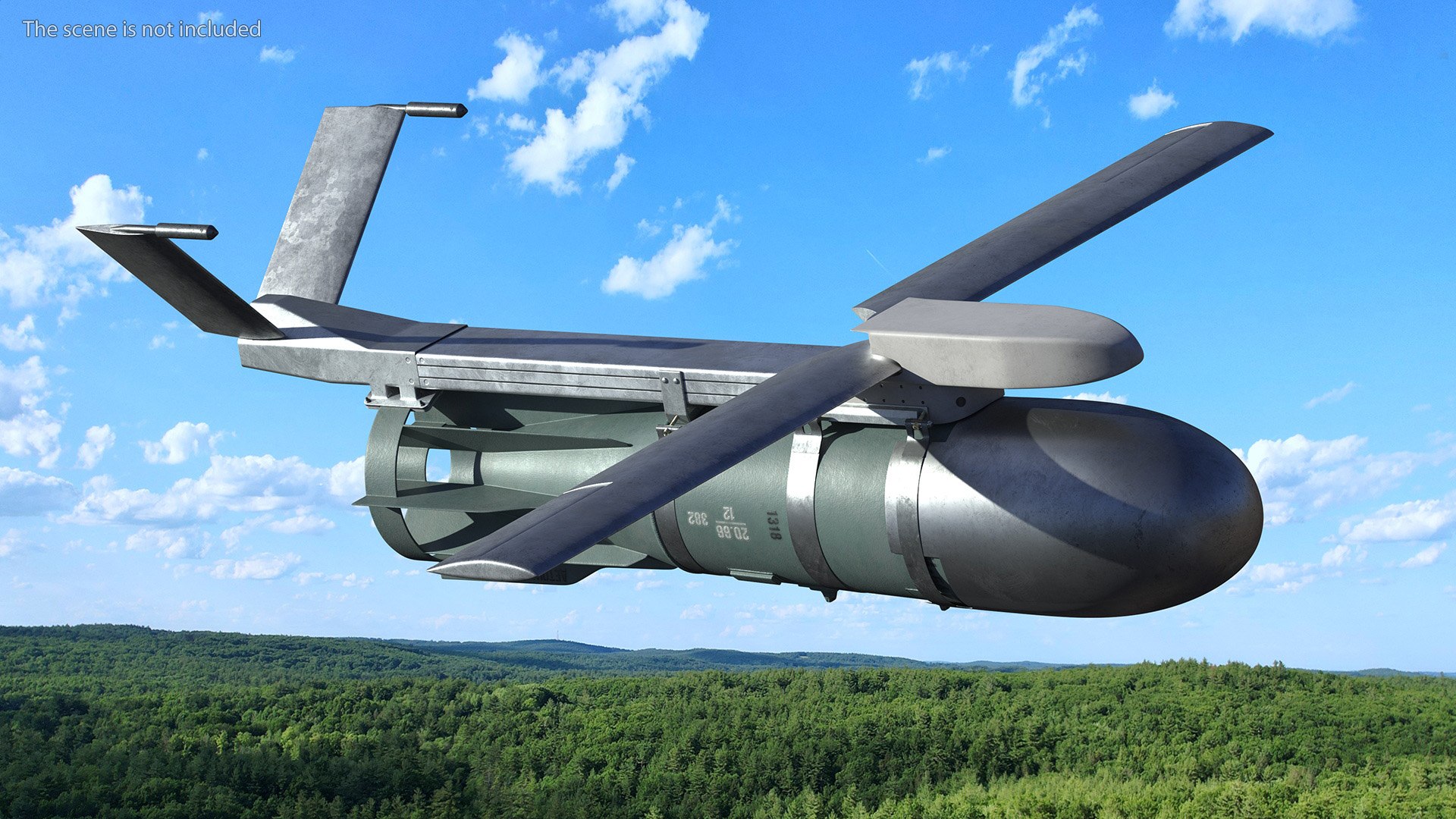 3D Model Russian FAB 1500 Air Bomb With UMPK - TurboSquid 2220865