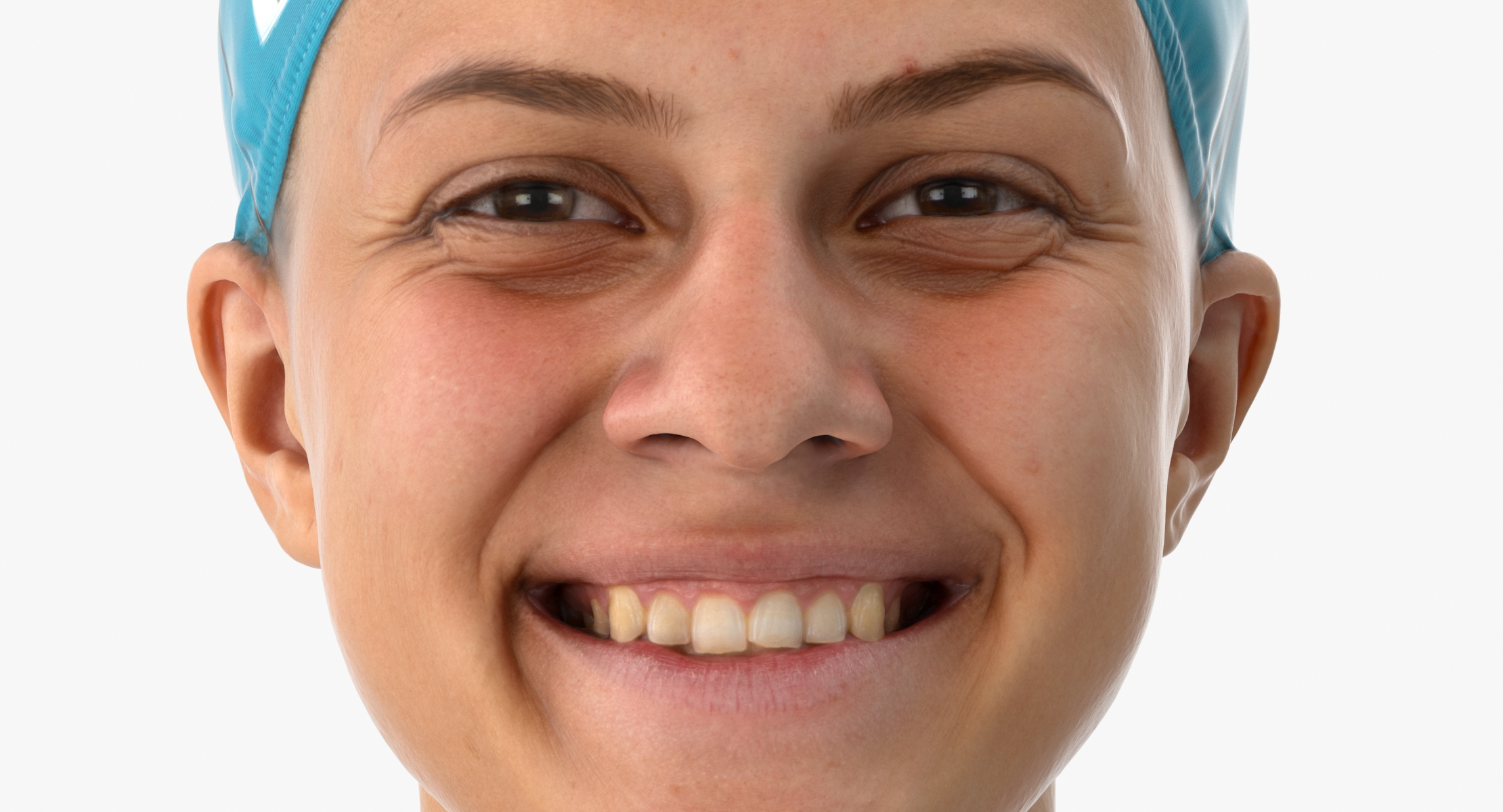 Penelope human head smile 3D model - TurboSquid 1697098