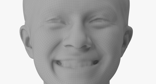 Penelope human head smile 3D model - TurboSquid 1697098