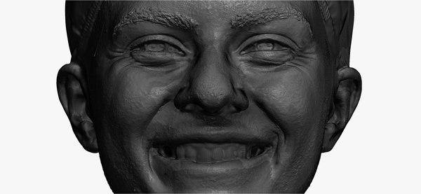 Penelope human head smile 3D model - TurboSquid 1697098
