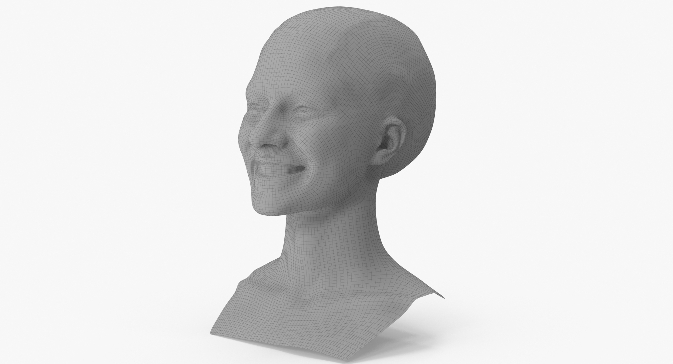 Penelope human head smile 3D model - TurboSquid 1697098